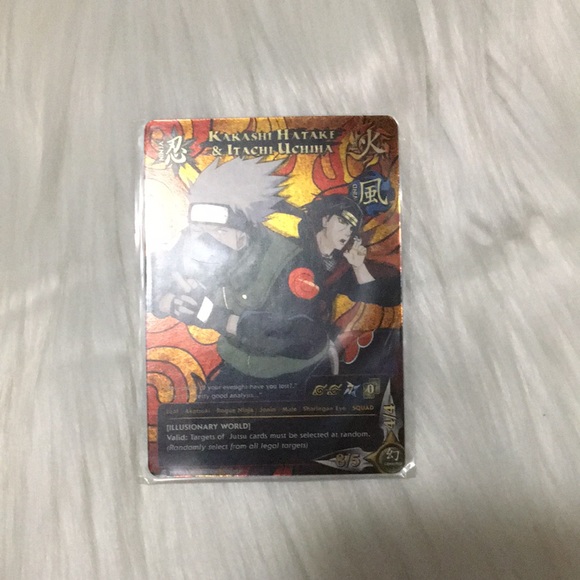 Naruto | Games | Kakashi Hatake Itachi Uchiha Naruto Card | Poshmark